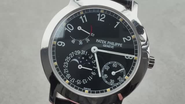 Patek Philippe Complications Moonphase Power Reserve (5055G-001)