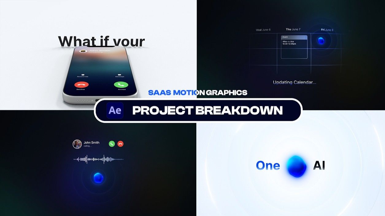 Saas Motion Graphics Full tutorial & Project breakdown - A1 Mobile PART 1