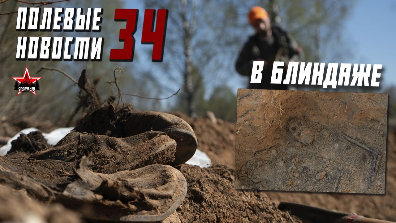 Полевые новости №34 | Блиндаж с солдатами | Поиск в поле | EE88