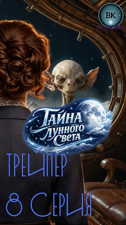 Трейлер. Тайна лунного света. 8 серия. Ретро-фантастика #shorts