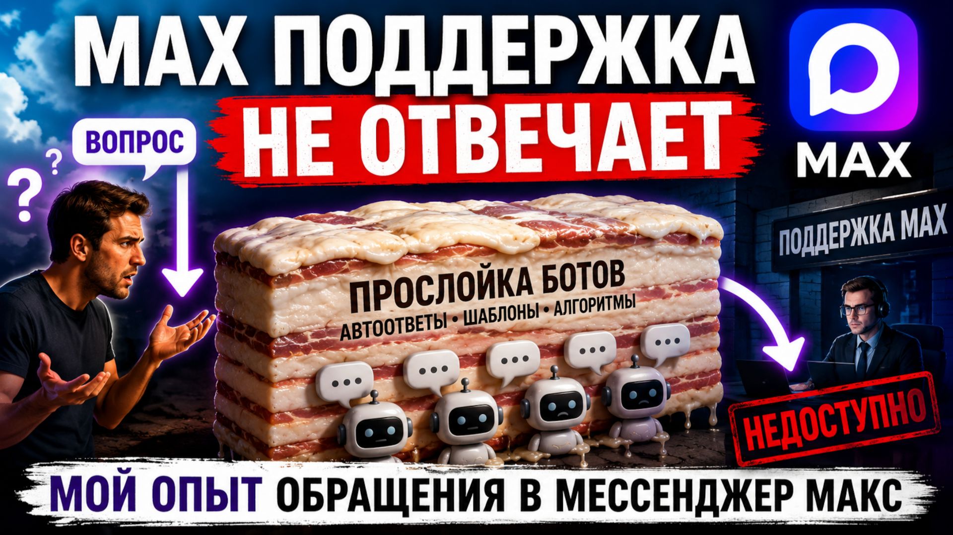 MAX поддержка Не отвечает — мой опыт обращения в мессенджер Макс