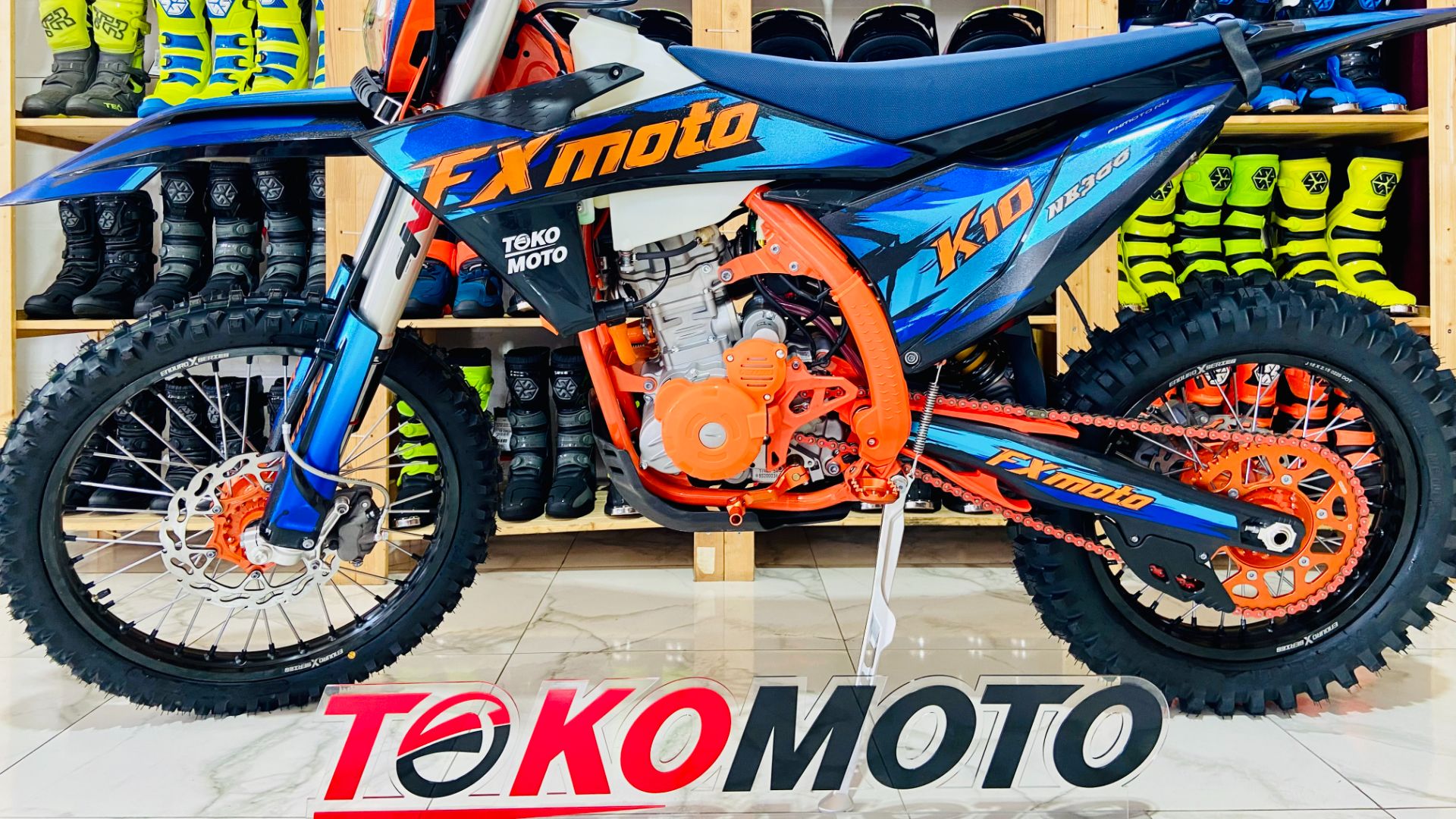 Мотоцикл эндуро FX MOTO K10 NB300 оранжевый(2.0)