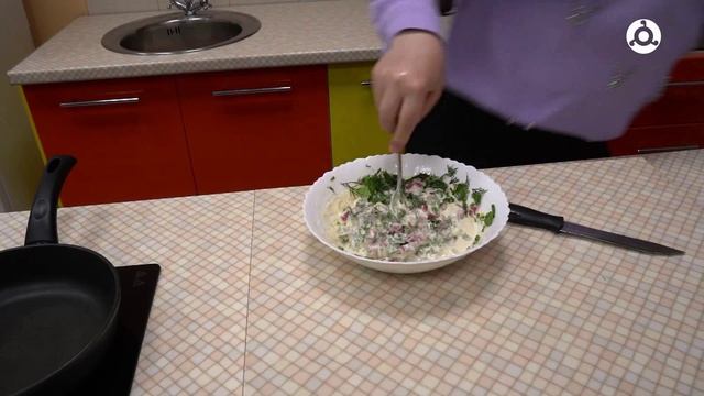 Утреннее меню. Готовим необычные оладьи а-ля пицца!