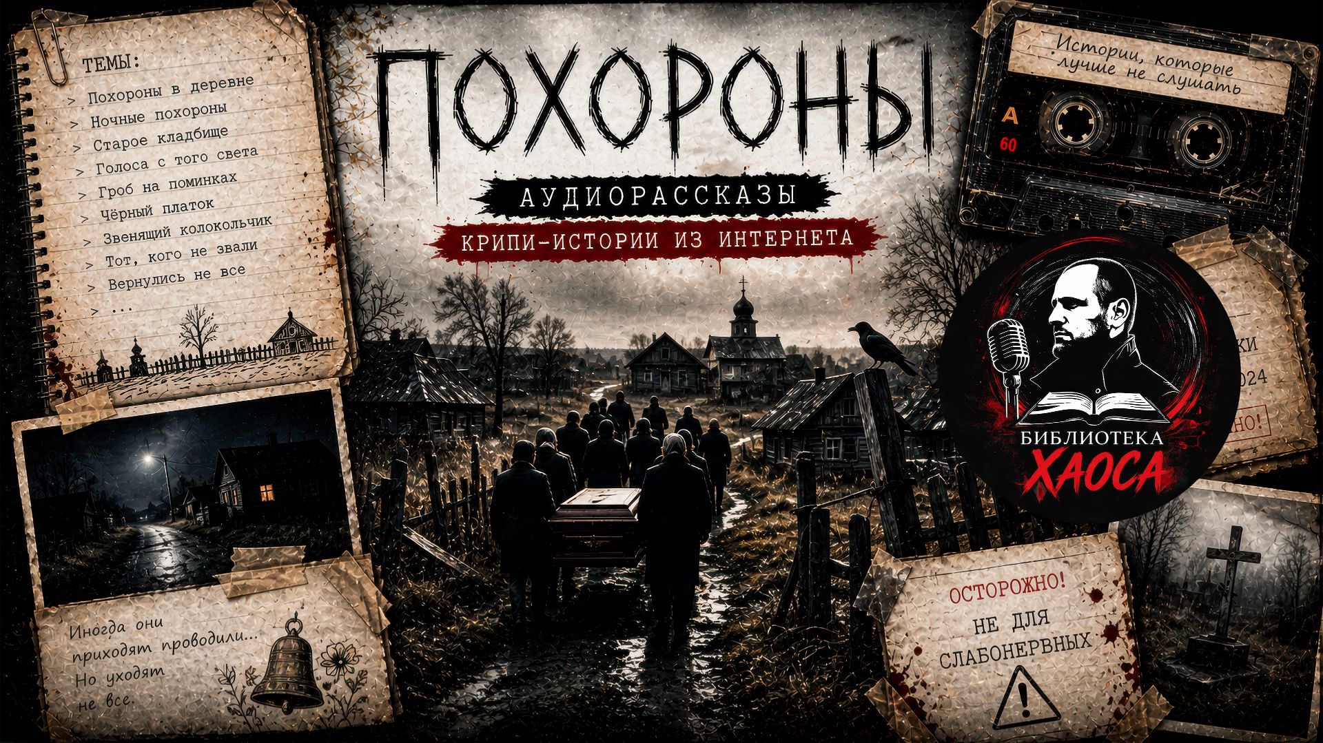 Включай наушники и не оглядывайся | Крипи-истории из интернета, выпуск 2: Похороны.