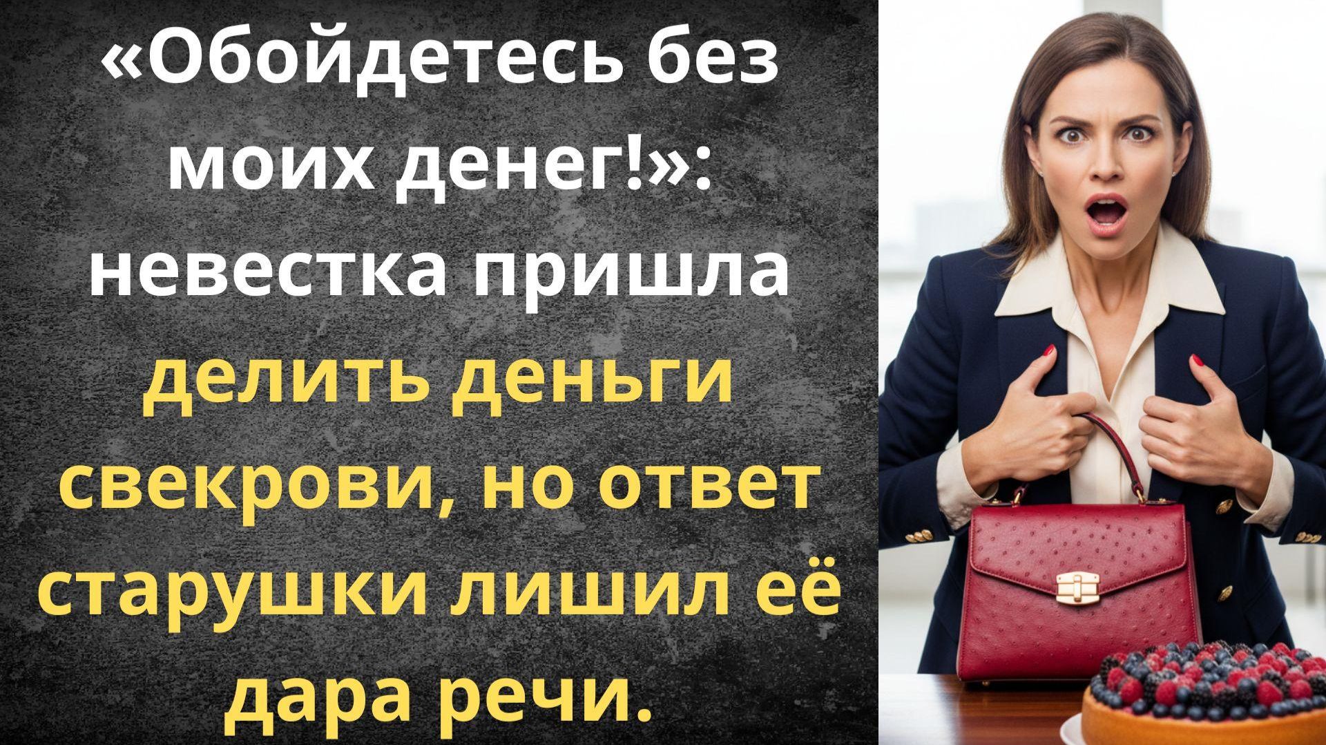 Свекровь выбрала себя, невестка в бешенстве | Истории из жизни