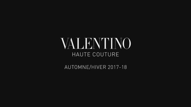 Показ кутюрной коллекции Valentino осень-зима 2017-2018
