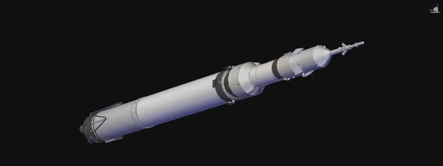 РН Амур-СПГ. Вариант с  Союзом. 3D обзор.