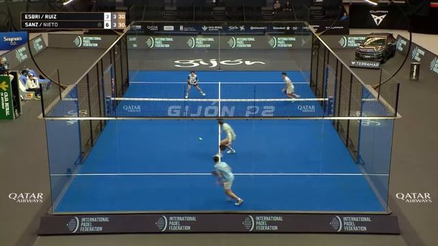 Эсбри ⧸ Руис – Санс ⧸ Ньето (6) ｜ Хайлайты： обзор матча ｜ Падел ｜ PREMIER PADEL GIJON P2 ｜ Мужчины