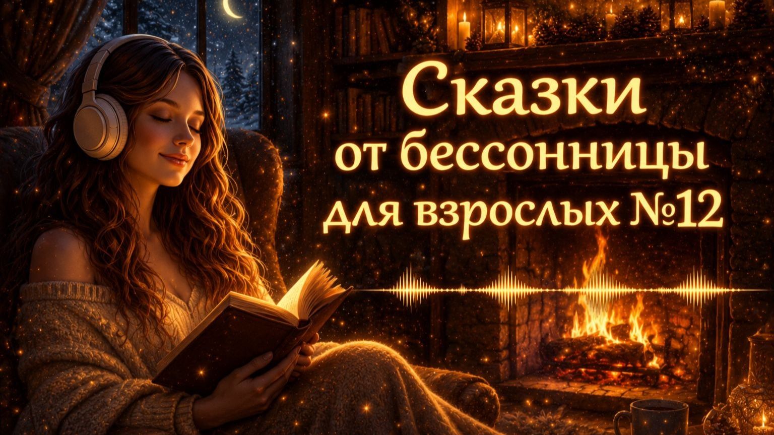 Сказки для взрослых у камина ✨ Сказки от бессонницы | ASMR + рассказы для сна