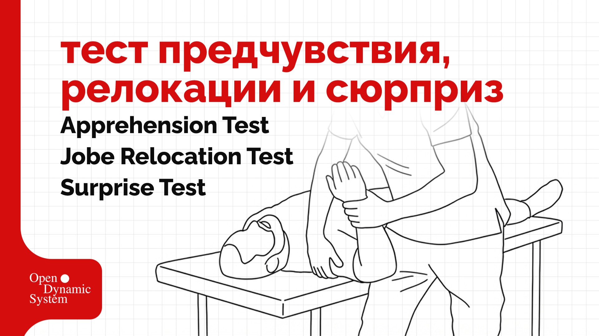 Плечевой сустав - тестирование
