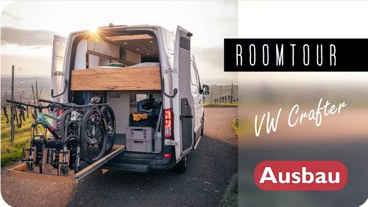Экскурсия по номерам для кемперов VW Crafter:  я модернизировал фургон для катания на велосипедах!