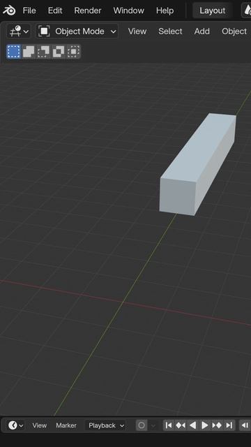 Когда уползает кубик в Blender