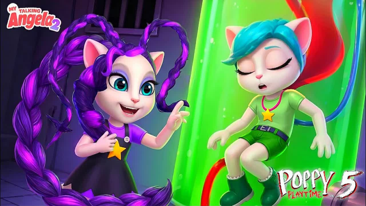 ТАЙНЫЙ БРАТ ЛИЛИ ЛАВБРЕЙДЗ? 😱 (ПРЕОБРАЖЕНИЕ ПОППИ ПЛЭЙТАЙМ В MY TALKING ANGELA 2)