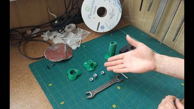 ТОЧНАЯ Резьба в 3д печати, Filament holder IN Autodesk Inventor