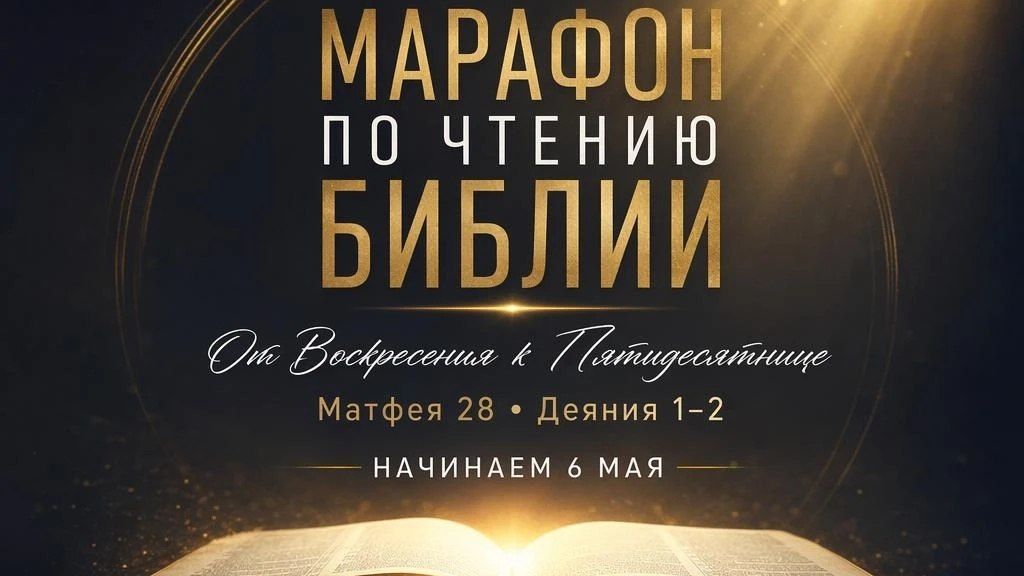 07.05.2026 - 📖 МАРАФОН ПО ЕВАНГЕЛИЮ ОТ МАТФЕЯ 28:7-15