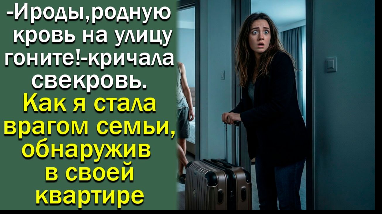 - Ироды, родную кровь на улицу гоните!- кричала свекровь. Как я стала врагом семьи, обнаружив