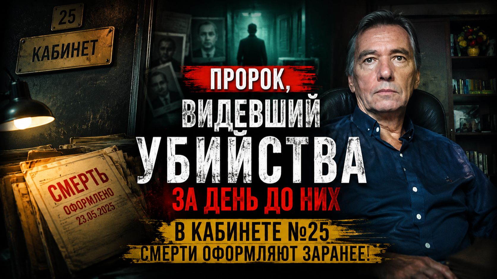 Пророк, видевший убийства за день до них: В кабинете №25 смерти оформляют заранее! Мистика. Ужасы
