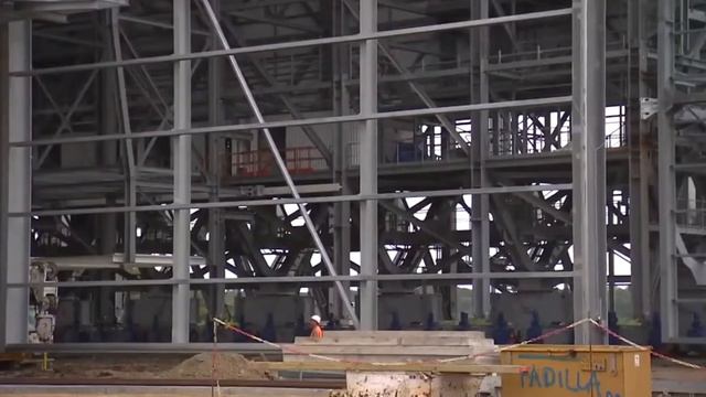 Мобильная башня Ариан 6. Eiffage metall.
