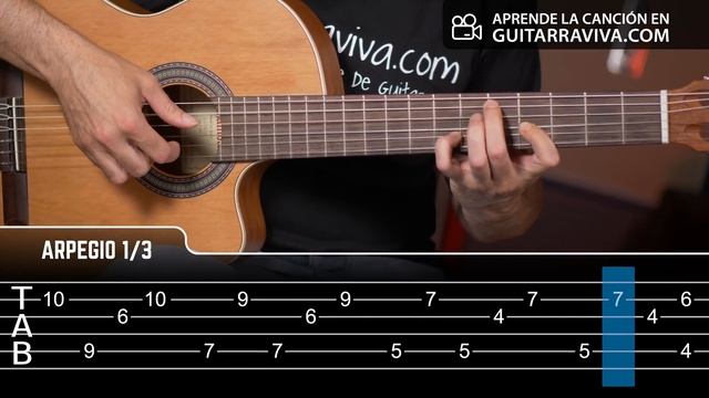 Shape Of My Heart Fingerpicking y acordes para guitarra Tutorial