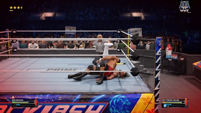 WWE2K25 BRON BREAKKER VS SETH ROLLINS