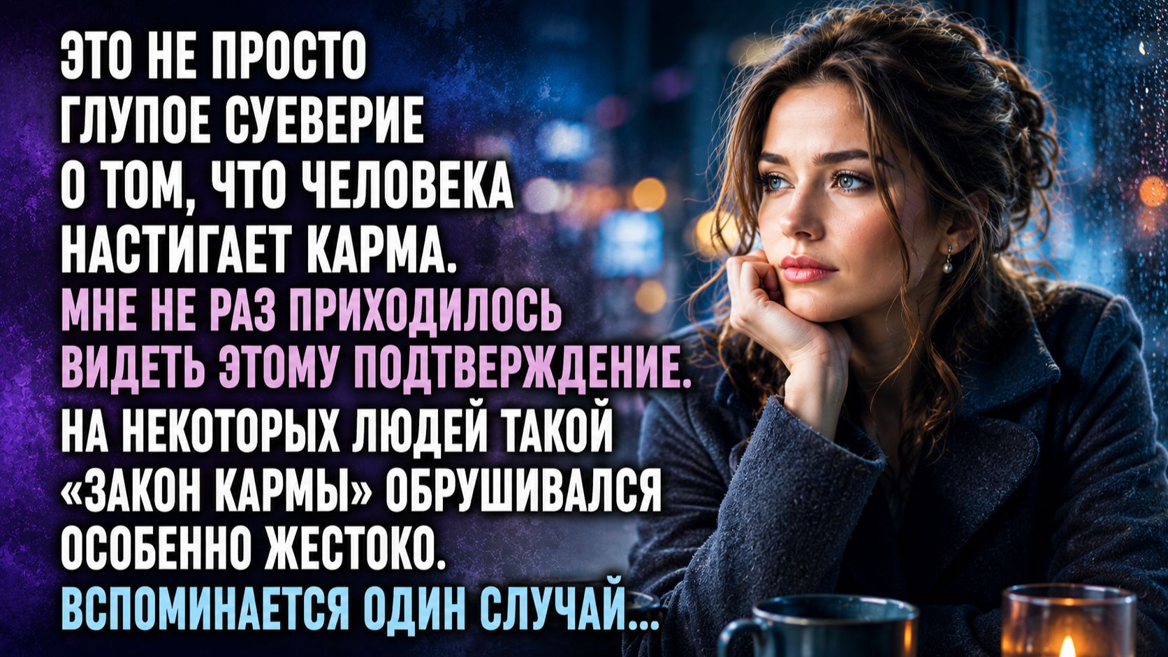 На некоторых людей такой «закон кармы» обрушивался особенно жестоко. Вспоминается один случай…
