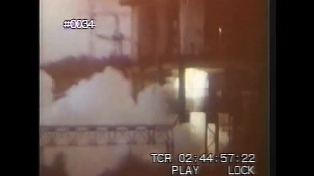 Работа ракетного двигателя РД-0120 РН Энергия. Испытания.