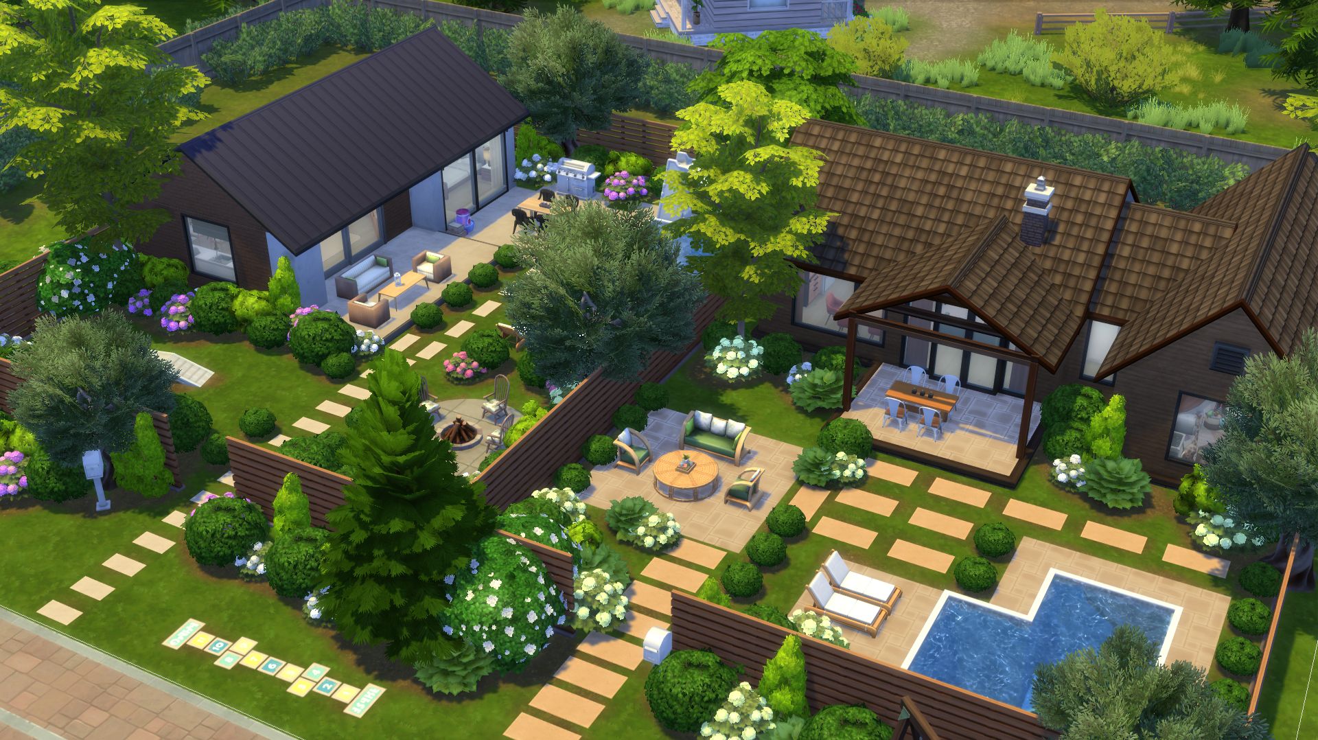 СОСЕДСКИЕ ДОМА СТРОИТЕЛЬСТВО СИМС 4 / FAMILY HOME THE SIMS 4