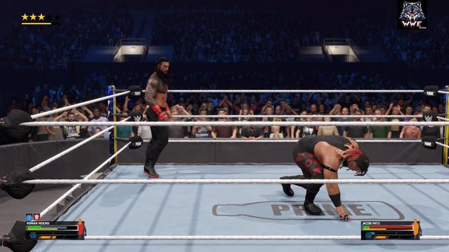 WWE2K25 ROMAN REIGNS (C) VS JACOB FATU