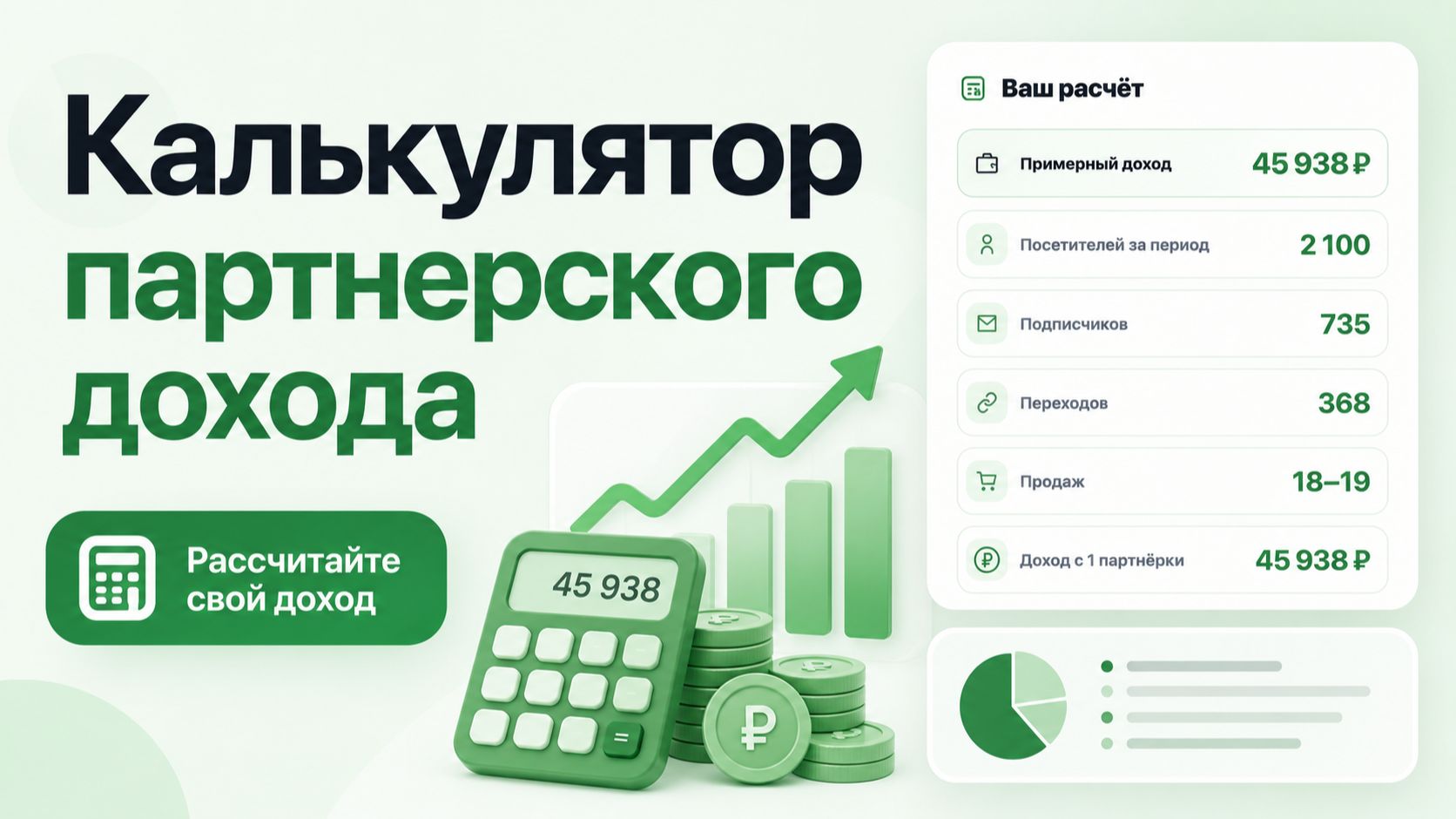 Инструкция "Как пользоваться калькулятором партнерского дохода"