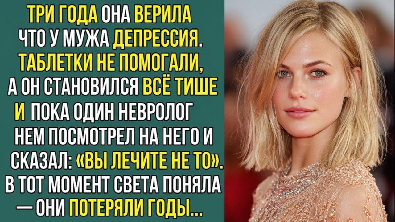 Истории из жизни «МУЖА ТРИ ГОДА ЛЕЧИЛИ ОТ ДЕПРЕССИИ ПОКА ВРАЧ НЕ СКАЗАЛ ПРАВДУ»  Аудиокниги слушать