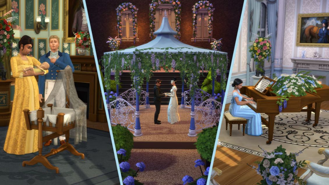 Трейлер комплектов Sims 4 Госпожа Бриджертон БАЛ-МАСКАРАД