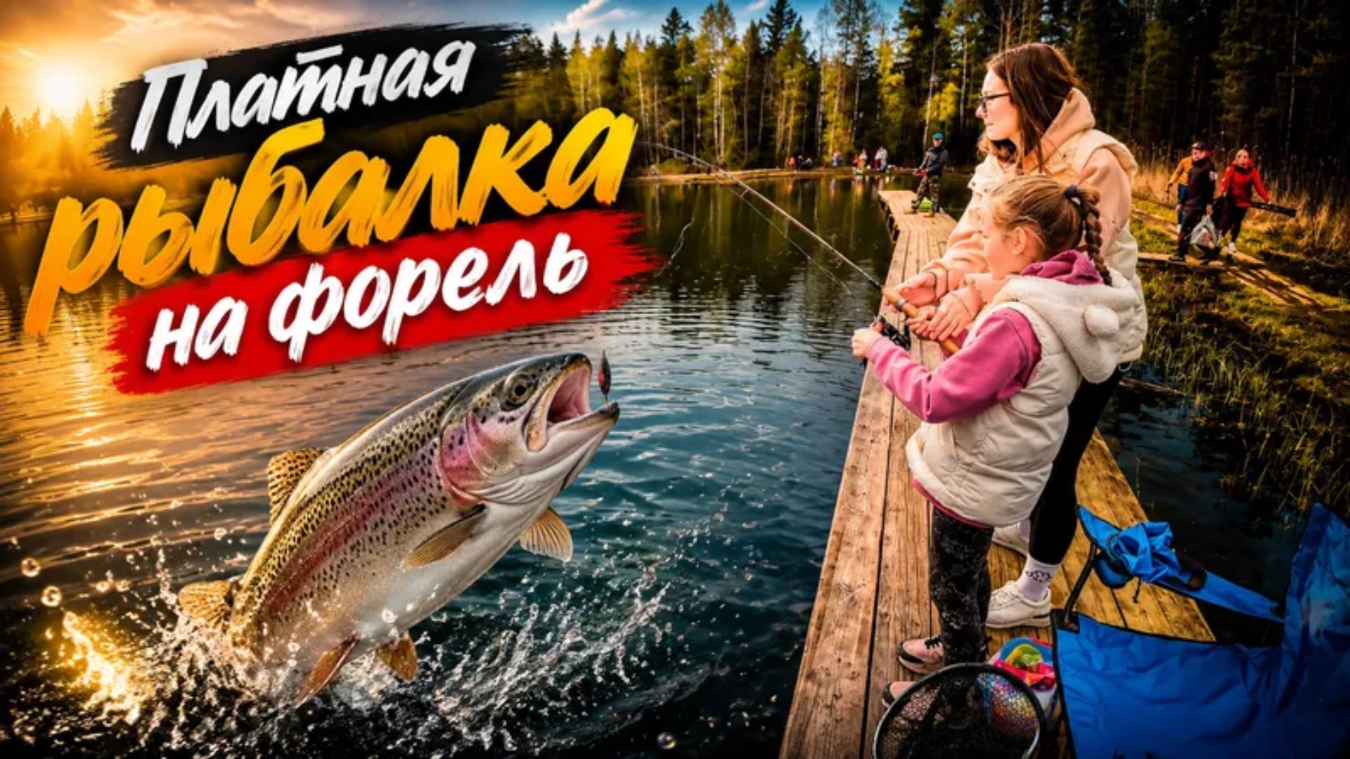 Семейная рыбалка на форель | Рыбалка в Лепсари