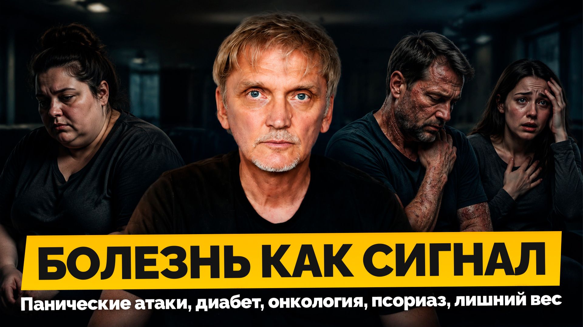 Панические атаки, диабет, онкология,псориаз,лишний вес. Настоящие причины болезней, о которых молчат