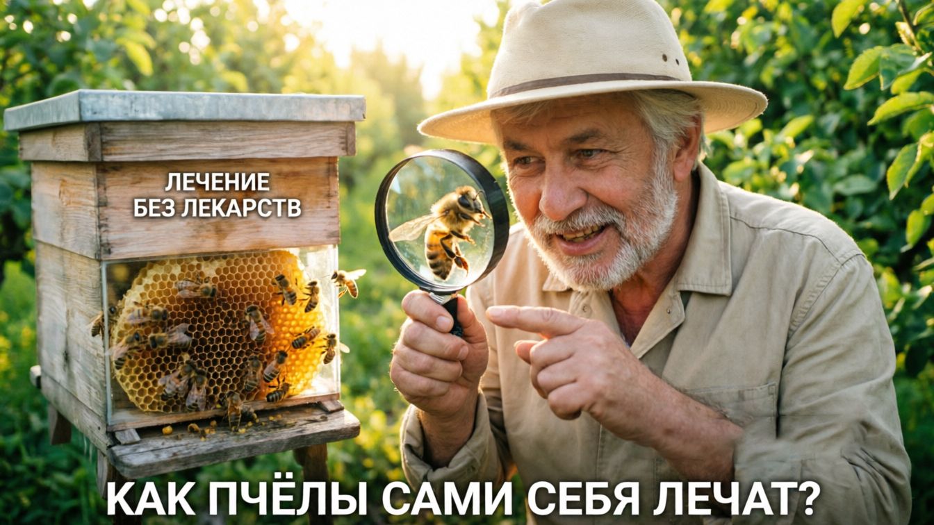 🧬 Секрет природы: Как пчёлы сами лечатся? Профессор Кашковский о механизмах оздоровления рода