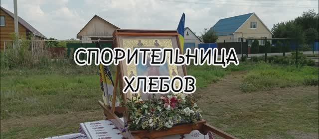 Икона " Спорительница хлебов" #храм #икона #поповка #крестныйход