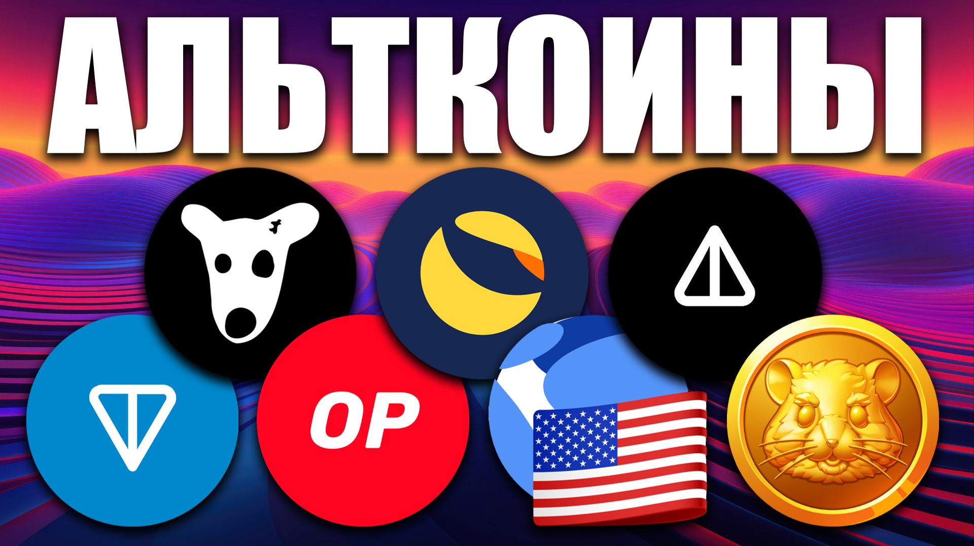 Альткоины которые дадут иксы! Разбор монет: NOT TON LUNC USTC DOGS HMSTR OP