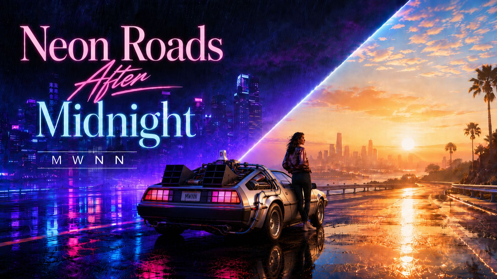 Neon Roads After Midnight