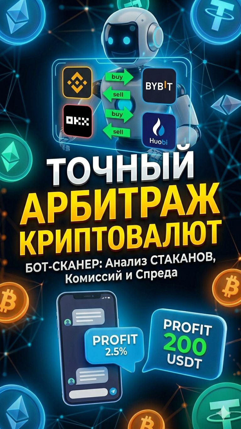 Арбитраж между биржами. Как искать связки? Обзор бота-сканера