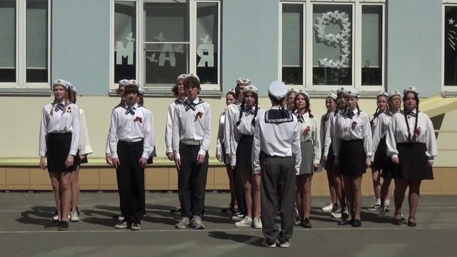 Смотр строя и песни - 2026 для 9 классов ОЦ НЬЮТОН в корпусе на 250 лет Челябинска