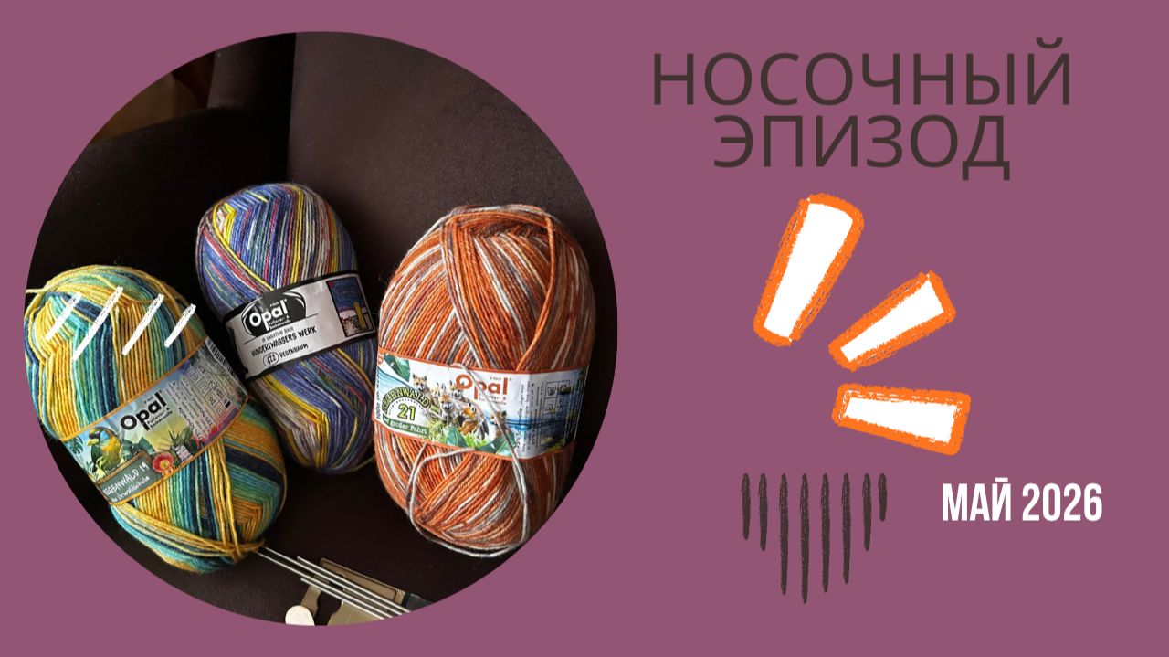 08/2026 ПОКУПКА ПРЯЖИ/КИТАЙСКАЯ НОСОЧКА/2 НОСОЧНЫХ ПРОЦЕССА