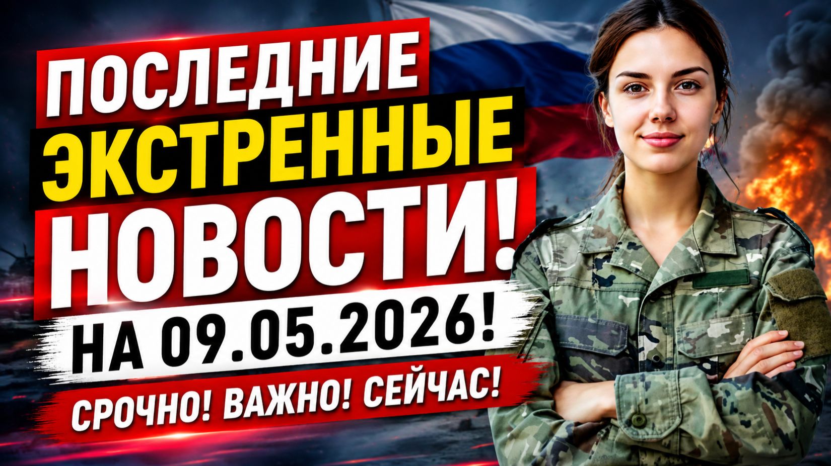 ПОСЛЕДНИЕ ЭКСТРЕННЫЕ НОВОСТИ НА 09.05.2026!