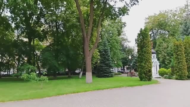 Воронеж. Благовещенский собор. Петровский сквер.