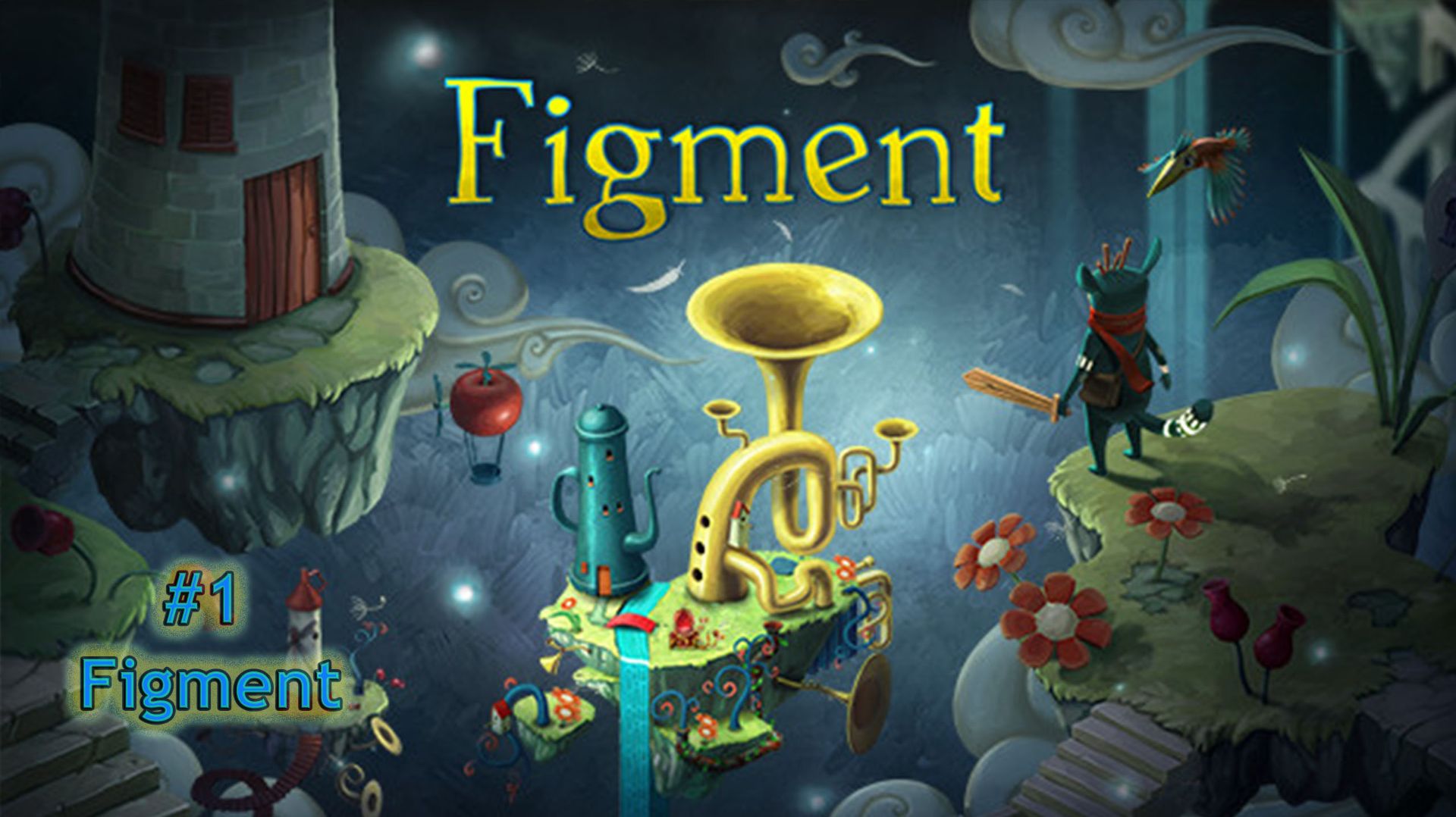 Figment #1. Очаровательная игра хоть и с грустным началом.