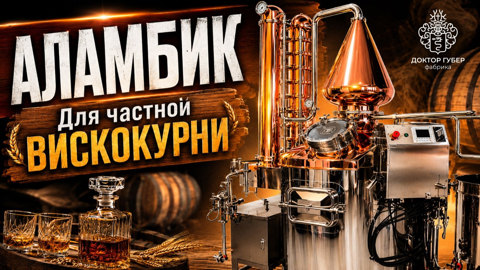 На чем делают настоящий виски? | Аламбик под вискокурню клиента
