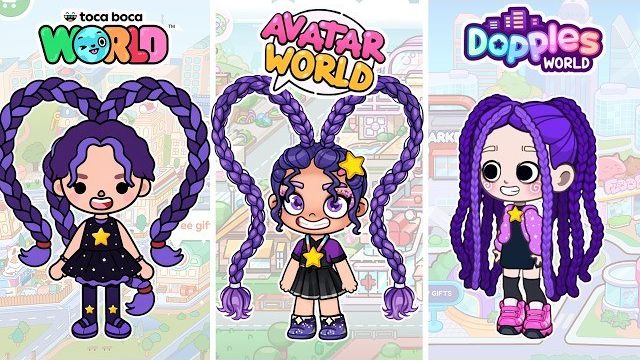 ЛИЛИ ЛАВБРЕЙДС СРАЗУ В 3 ИГРАХ: AVATAR WORLD, TOCA BOCA И DOPPLES!
