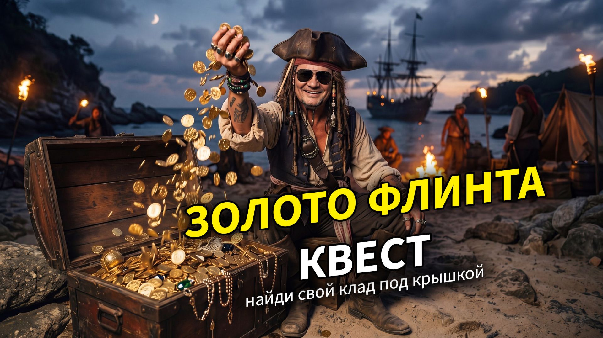Золото ФЛИНТА найди свой клад под крышкой ОНБ