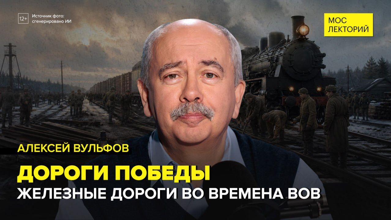 Железные Дороги Победы | Алексей Борисович Вульфов Лекция 2026 | Мослекторий