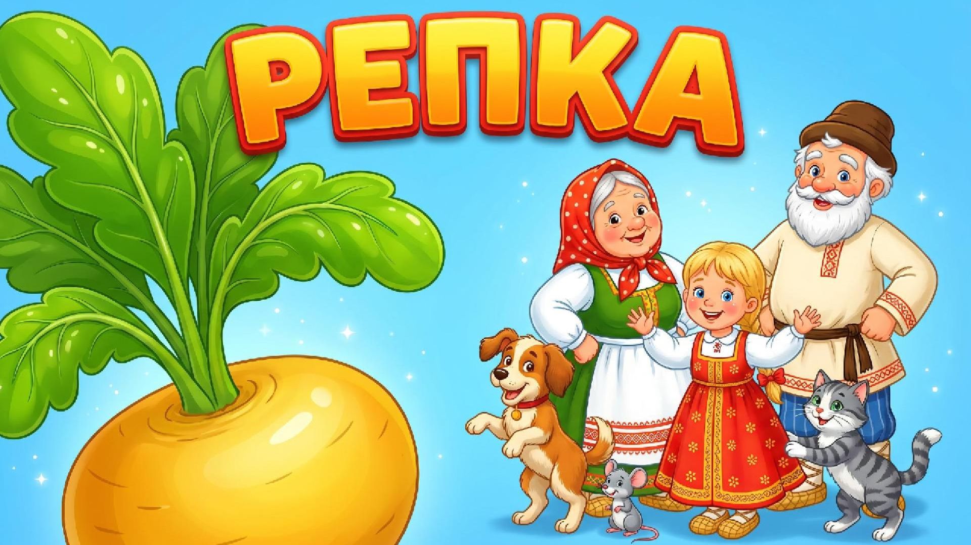 РЕПКА🌟 СКАЗКА ДЛЯ ДЕТЕЙ