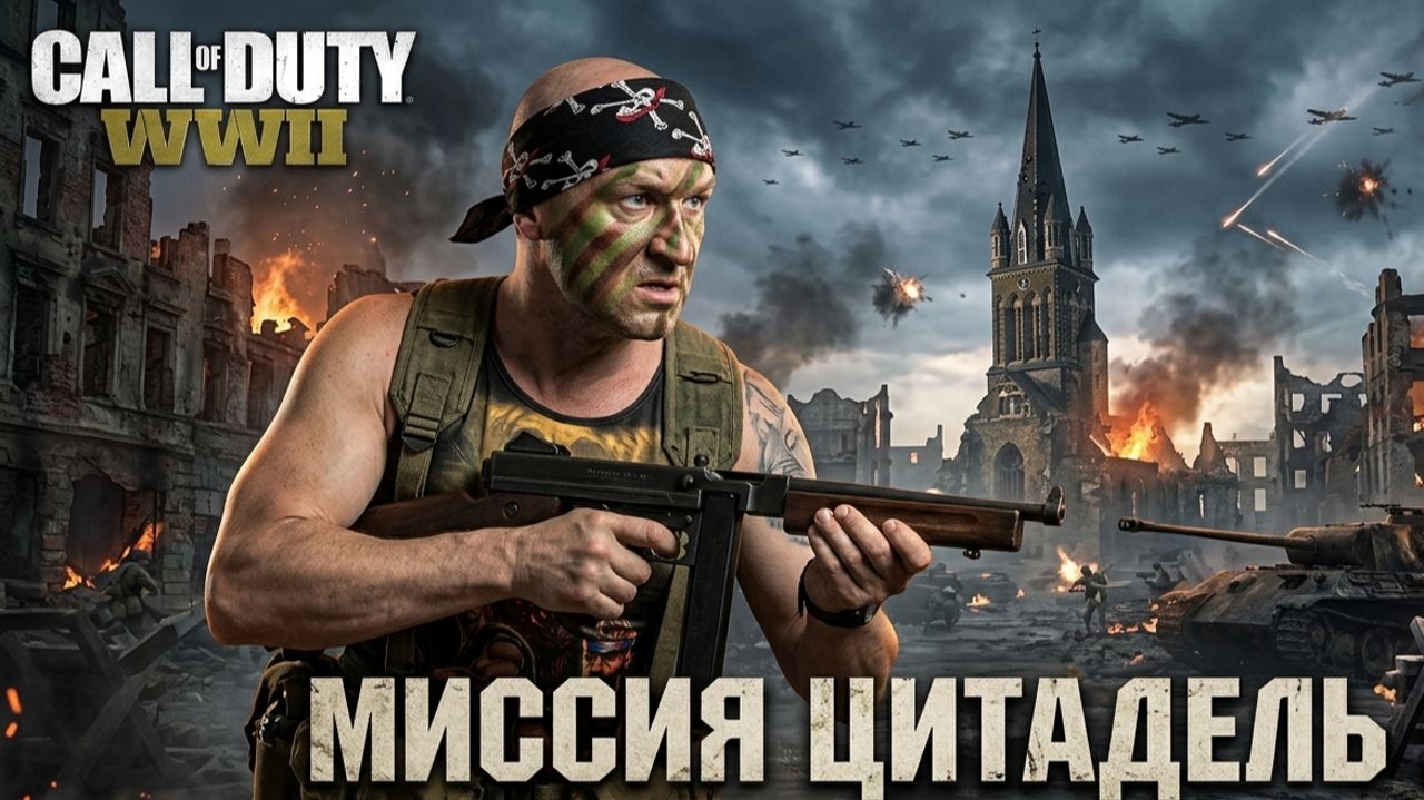 Call of Duty: WW2 (World War 2) «ЦИТАДЕЛЬ» ➤ Прохождение на Русском - 3