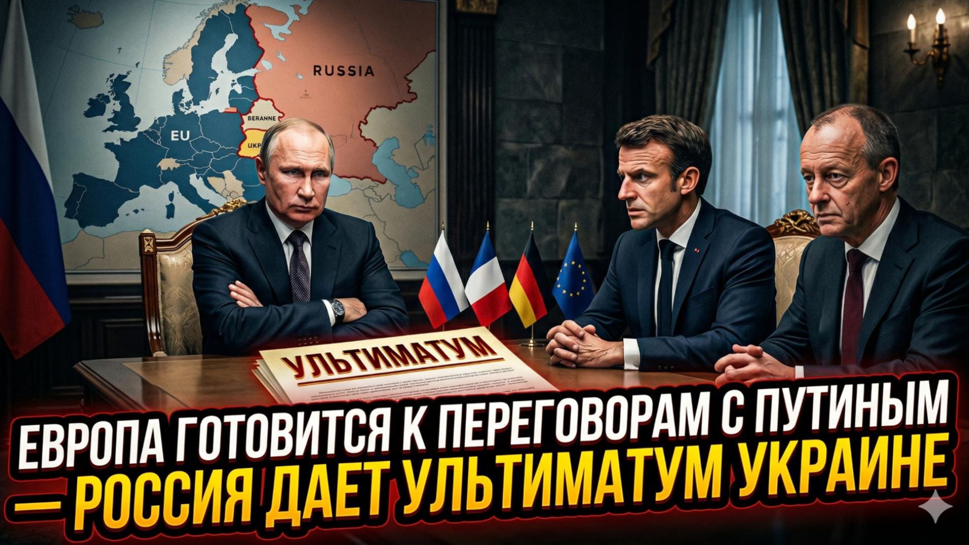 ⚠️Себастиан Сас | Европа в панике: Путину готовят сдачу Украины? Жесткий ультиматум России